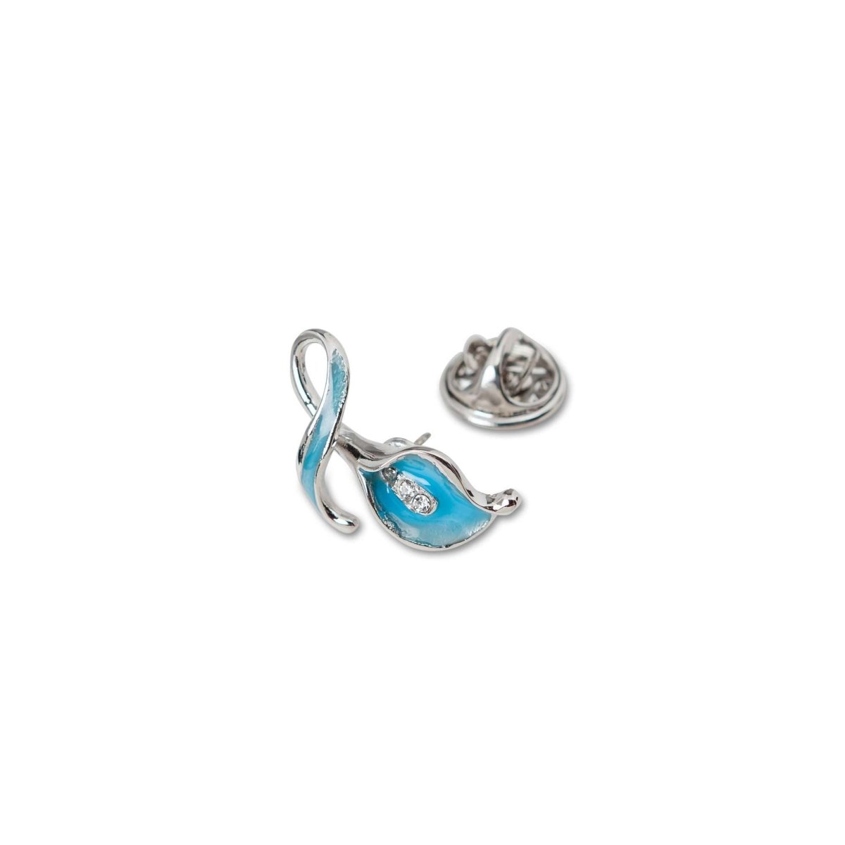 Blue Tulip Lapel Pin – MenSuits
