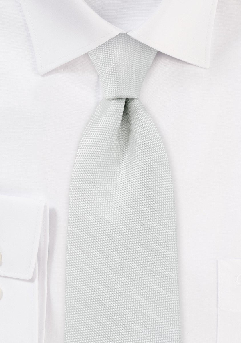 Ivory MicroTexture Necktie | MenSuits