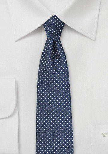 Navy Pin Dot Necktie – MenSuits