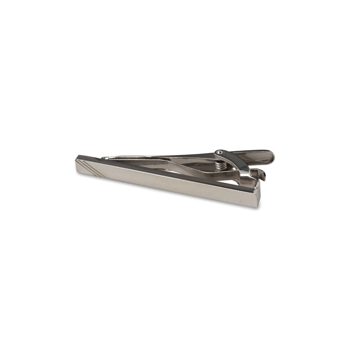Solid Gun Metal Tie Bar – MenSuits